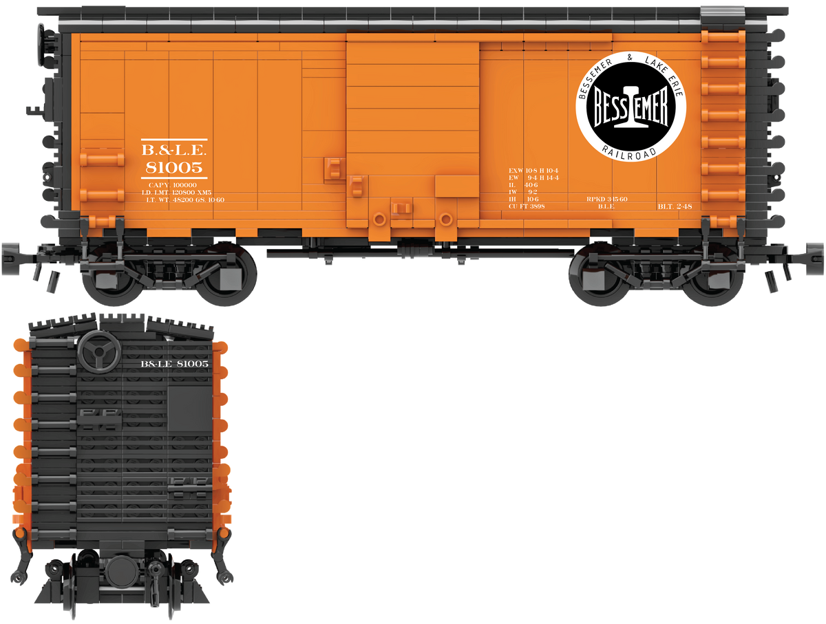 Bessemer & Lake Erie Decals for the Pullman PS-1 Boxcar – Brick Model ...