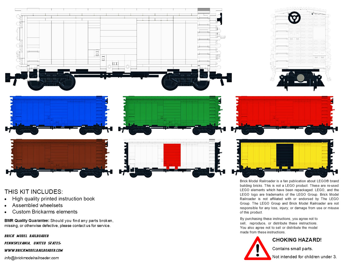Pullman Standard PS-1 40' Boxcar – Brick Model Railroader