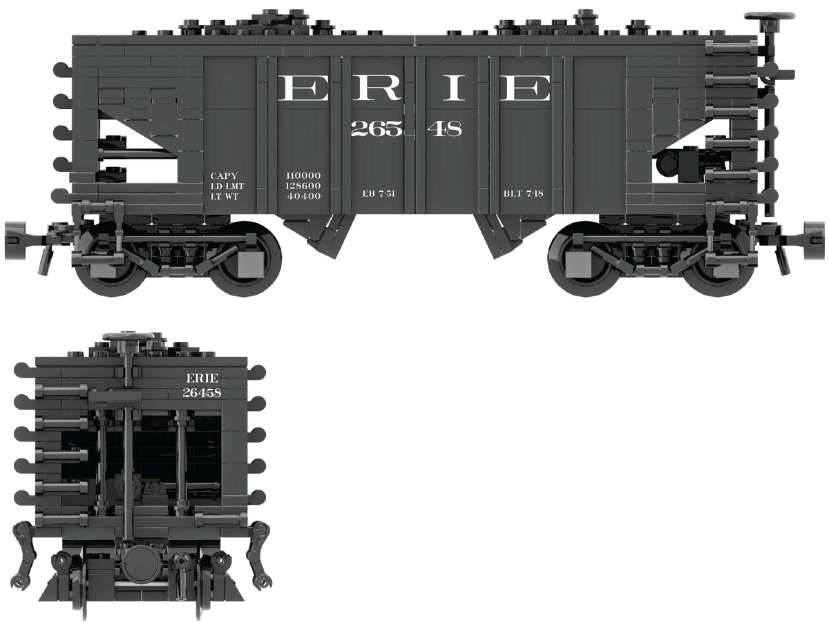 Erie Decals for USRA 55-Ton Hopper – Brick Model Railroader