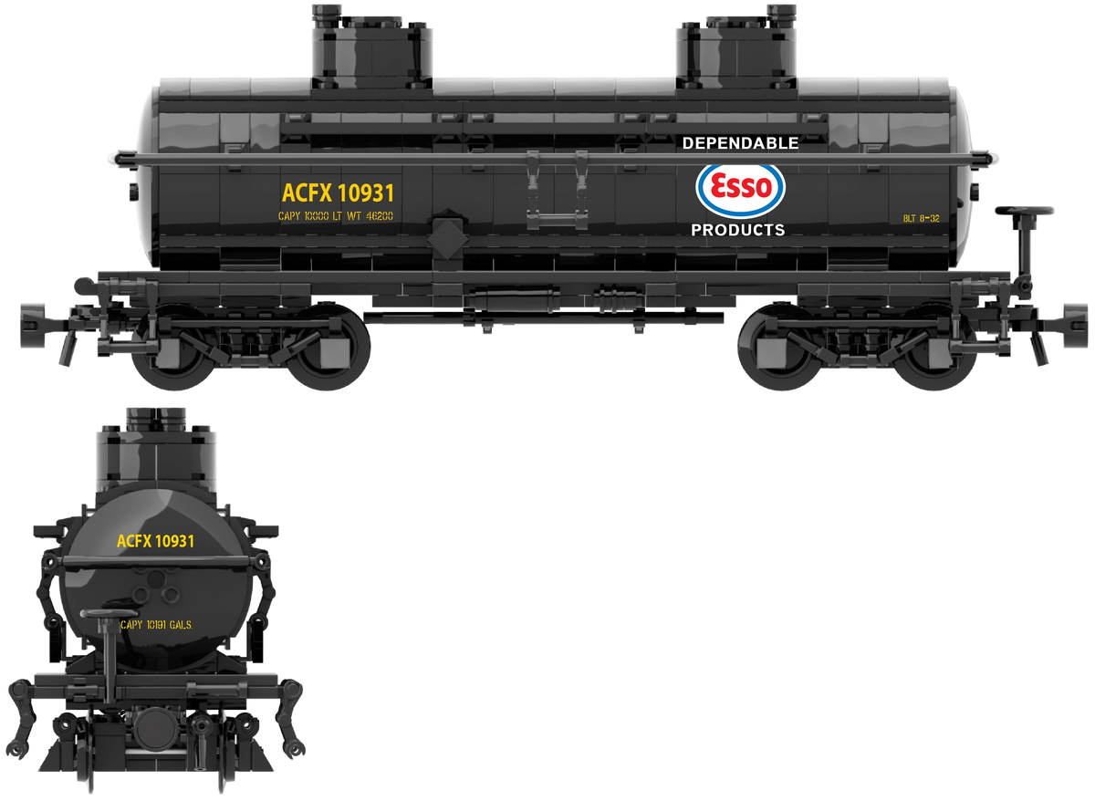 ESSO Decals for the ACF Type 27 Tank Car – Brick Model Railroader