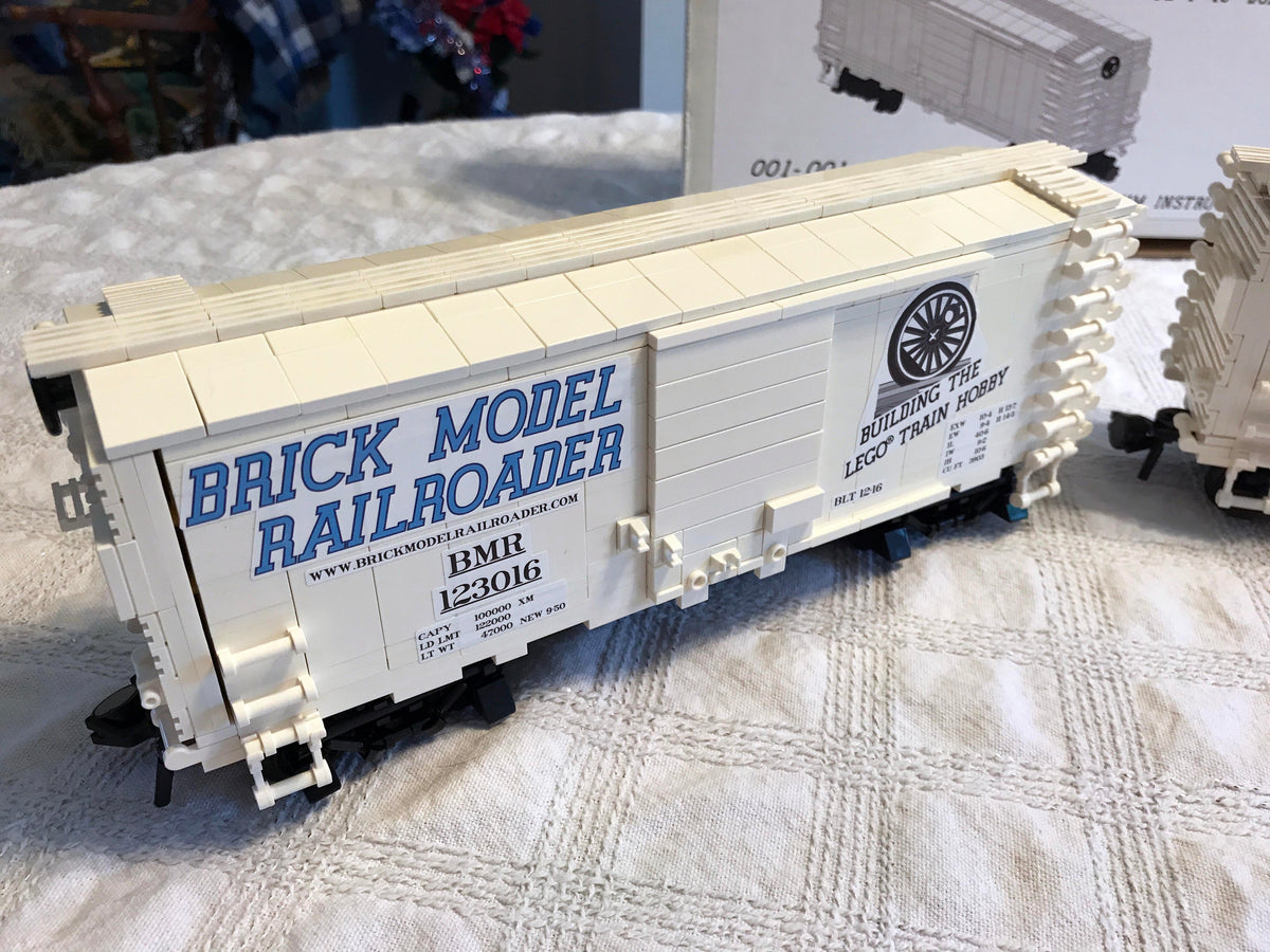 Brick Model Railroader decal set for the Pullman PS-1 40ft Boxcar