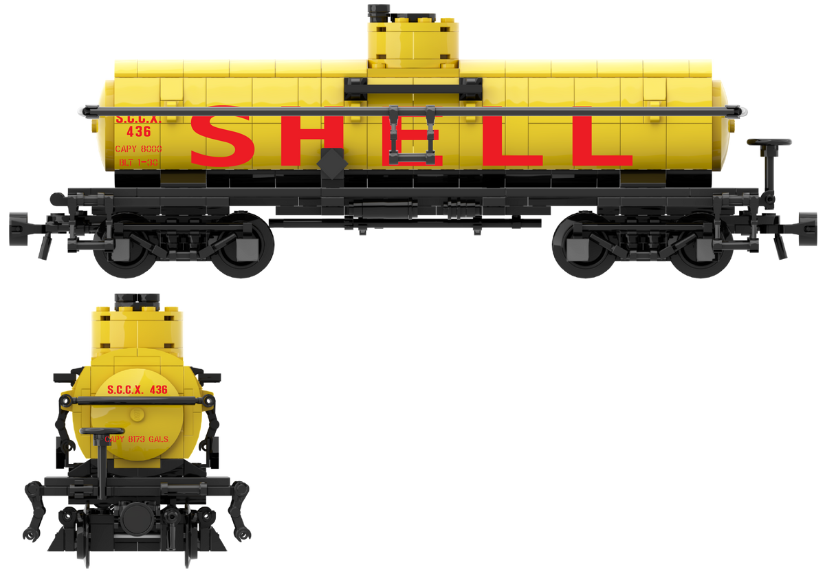 SHELL Decals for the ACF Type 27 Tank Car – Brick Model Railroader